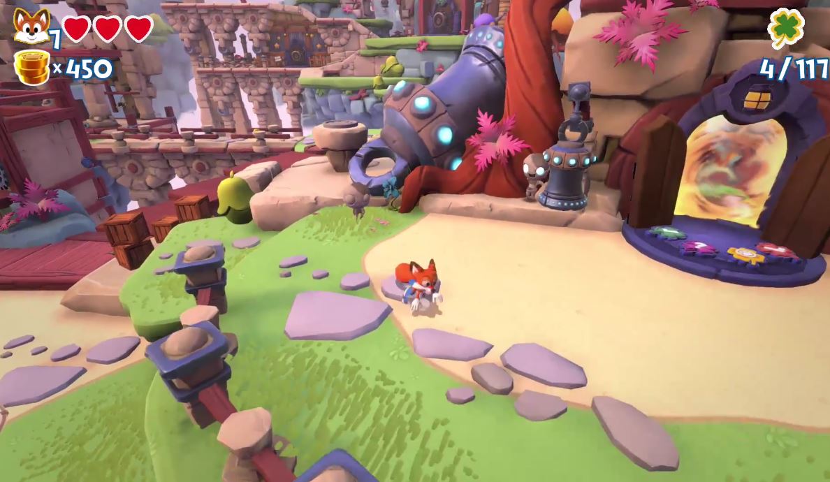 Vídeo Gameplay de Super Luckys Tale sin comentar 15 primeros minutos